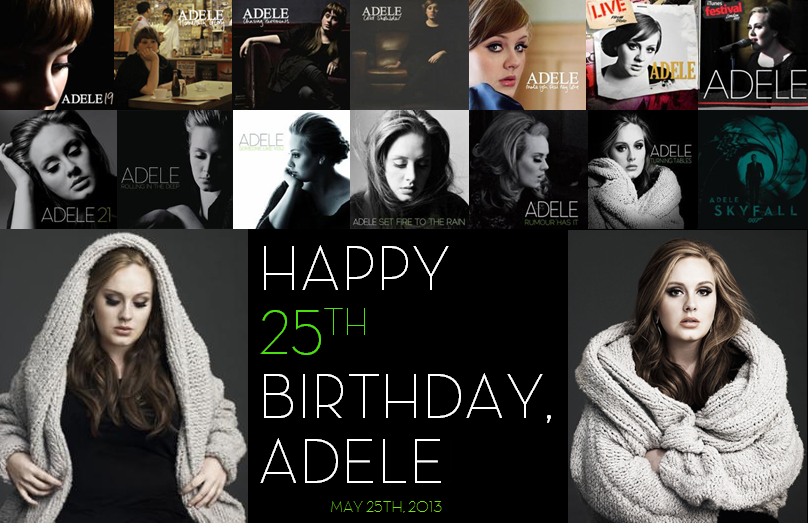 Image Adele Happy Birthday 25png Adele Wiki Fandom Powered By Wikia