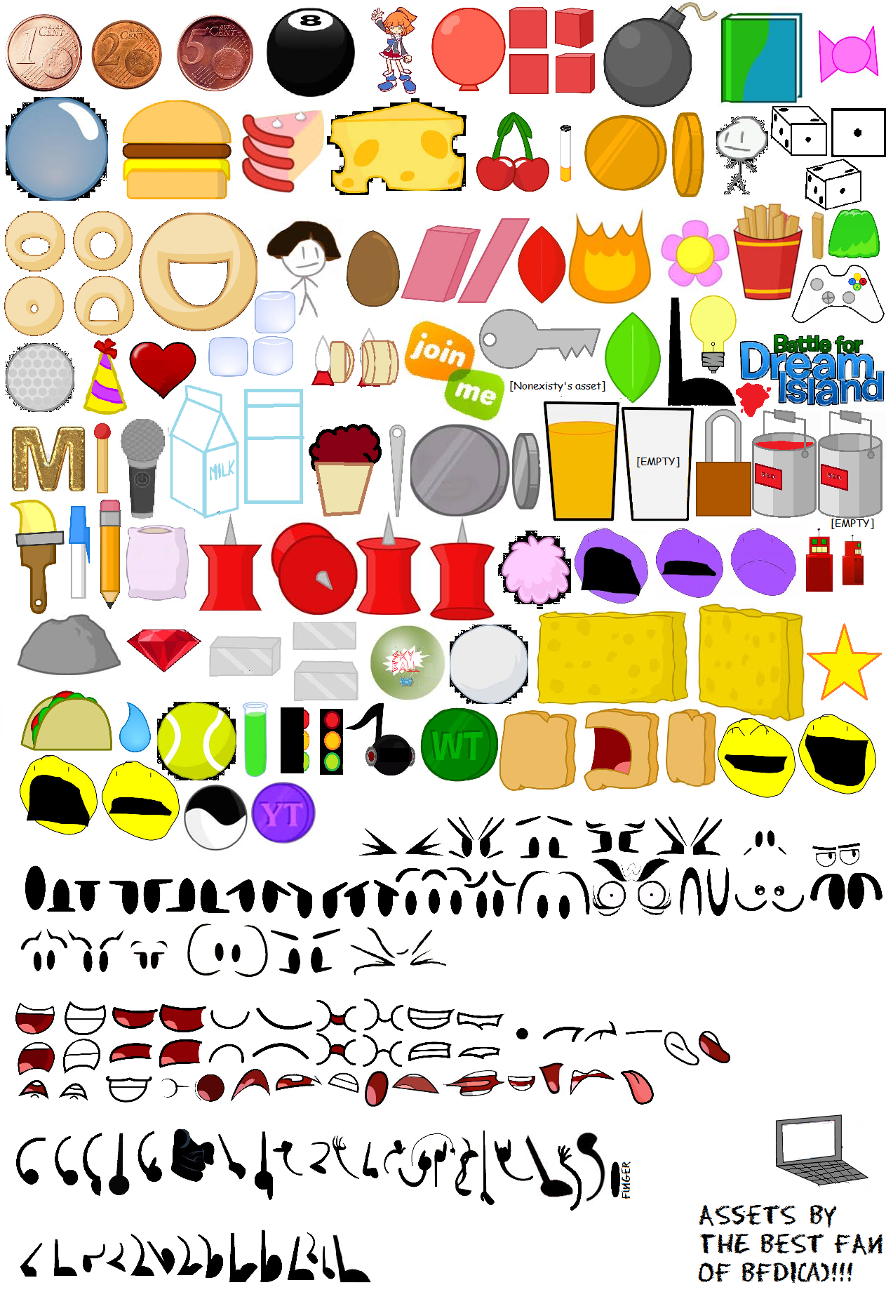 Bfdi Wiki Assets