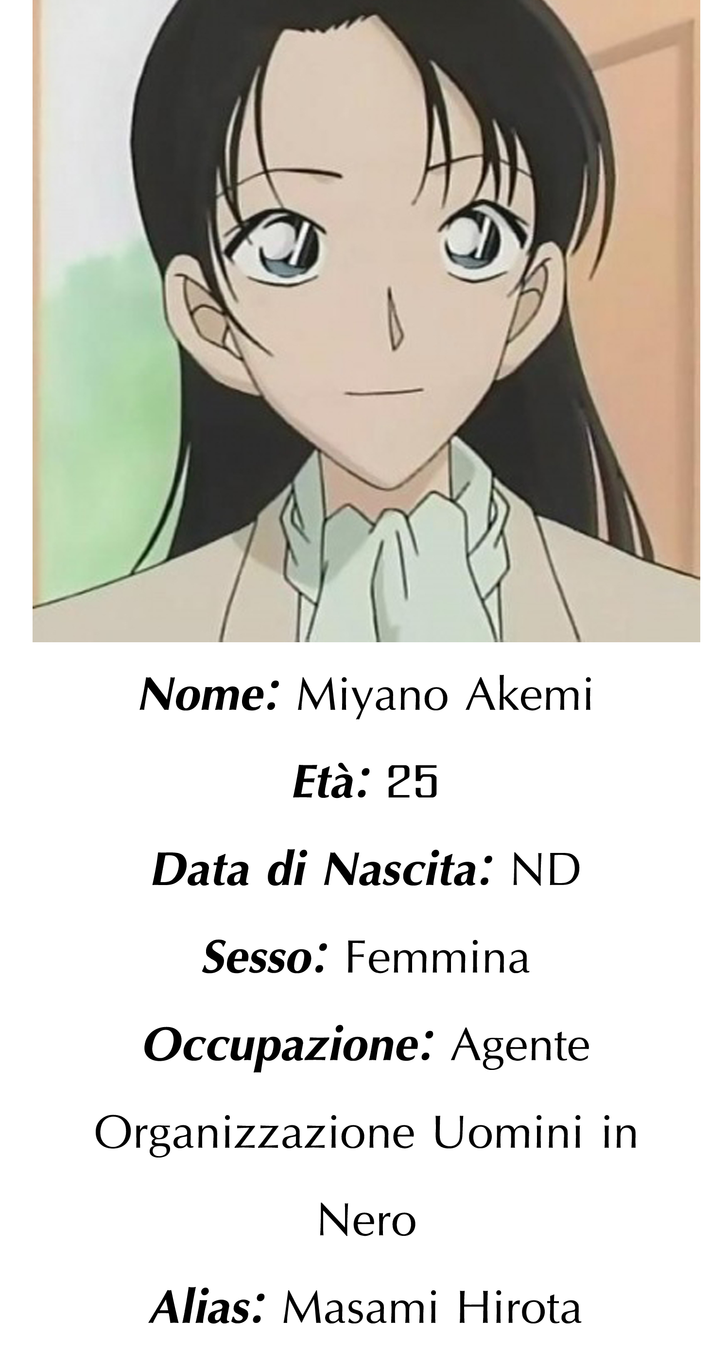 Akemi Miyano | Detective Conan Wikia | FANDOM powered by Wikia Akemi Miyano | Detective Conan Wikia | FANDOM powered by Wikia