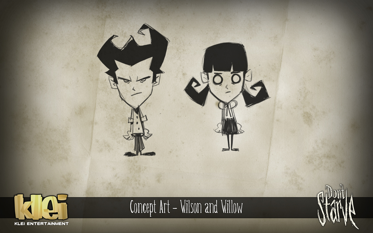 Image Wilson And Willow Concept Art Dont Starve Game Wiki