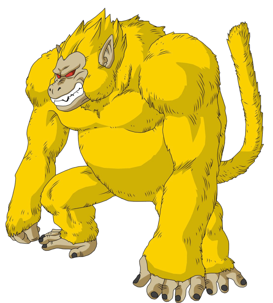 Image Golden Oozaru Ape Goku Dragon Ball Gtpng Fictional Battle