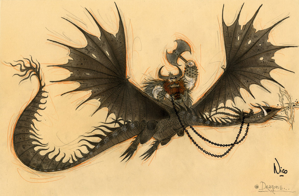 Image Viking Leader Dragon Concept Art How To Train Your Dragon Wiki Fandom Powered By