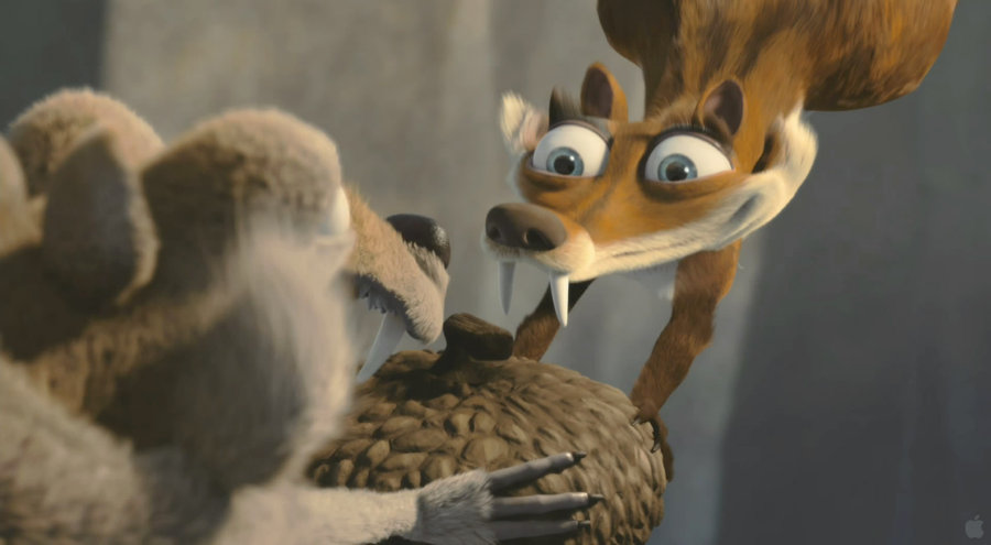 Image Scratte And Scrat Falling Off A Cliff Ice Age Wiki Fandom Powered By Wikia