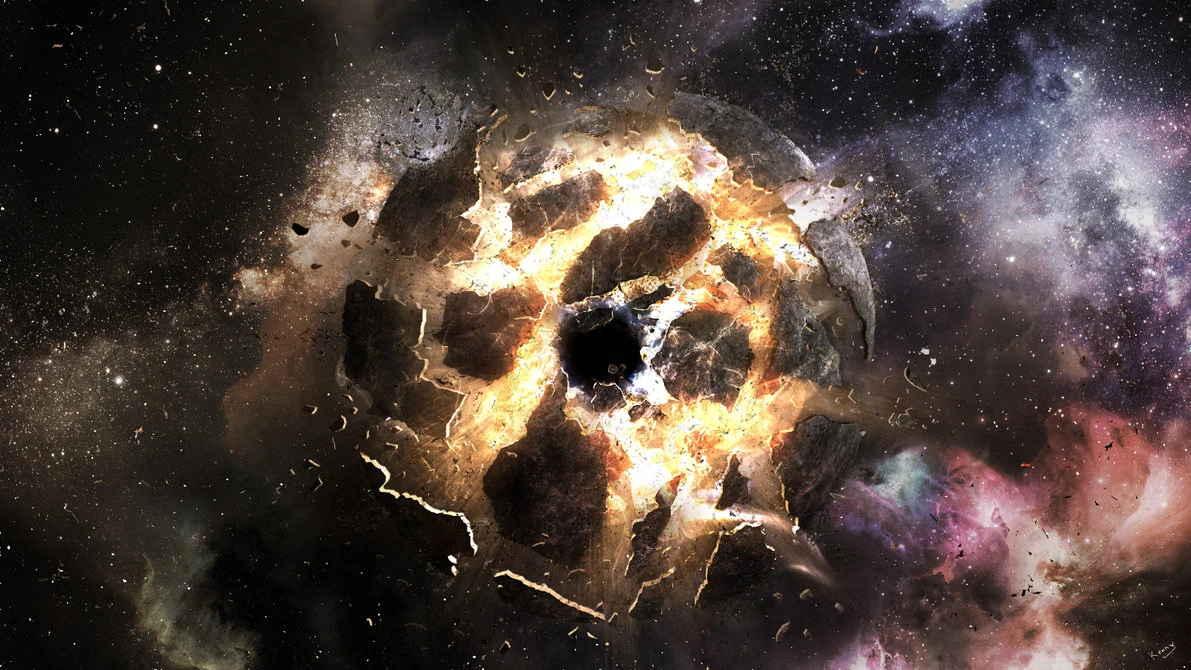 Image - Exploding planet by bftws-d5lybes.jpg | Comic Crossroads | FANDOM powered by Wikia