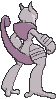 Mega Mewtwo Sprite Back