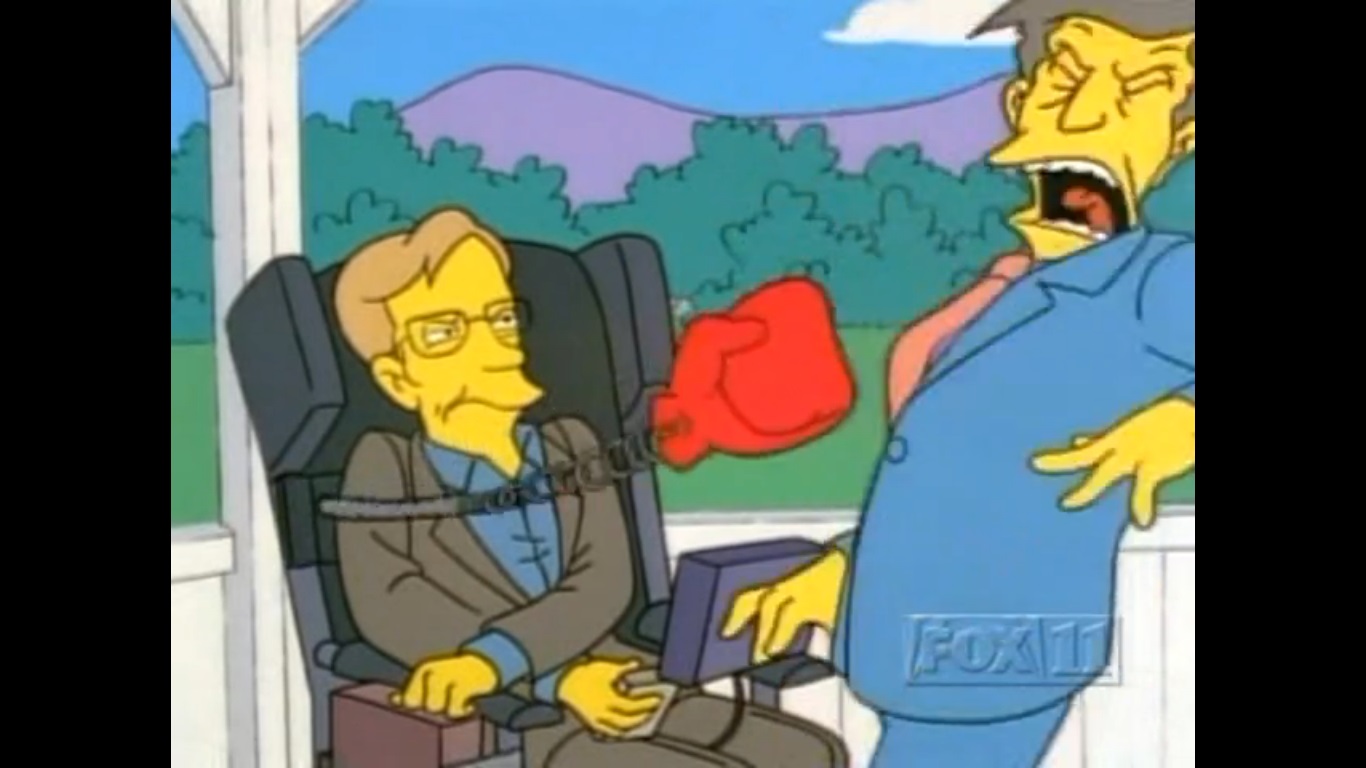 Stephen Hawking Character Simpsons Wiki Fandom Powered By Wikia