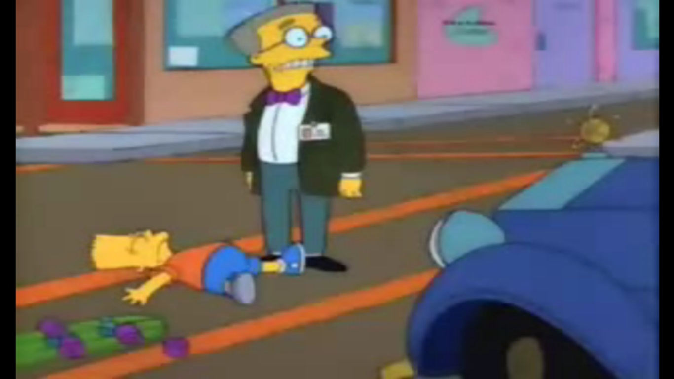 Image - Bart Gets Hit by a Car (011).jpg | Simpsons Wiki | FANDOM ...