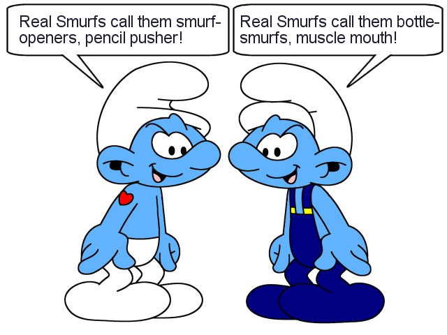 Smurf Language Smurfs Fanon Wiki Fandom Powered By Wikia