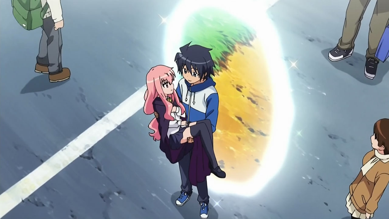 Image Wedding Louise And Saito On Earth The Familiar Of Zero Wiki Fandom Powered By