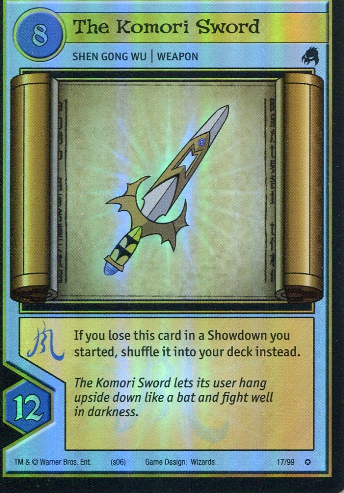 TCG:The Komori Sword | Xiaolinpedia | FANDOM powered by Wikia