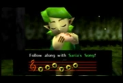 Saria's Song - Zeldapedia, the Legend of Zelda wiki - Twilight Princess, Ocarina of Time, A Link ...