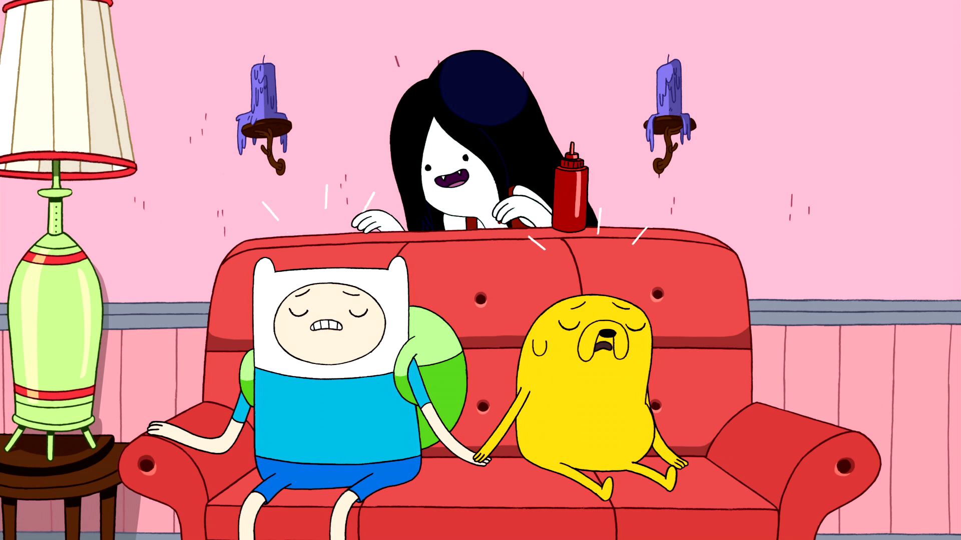Image S2e26 Marceline Scaring Finn And Jakepng Adventure Time Wiki Fandom Powered By Wikia