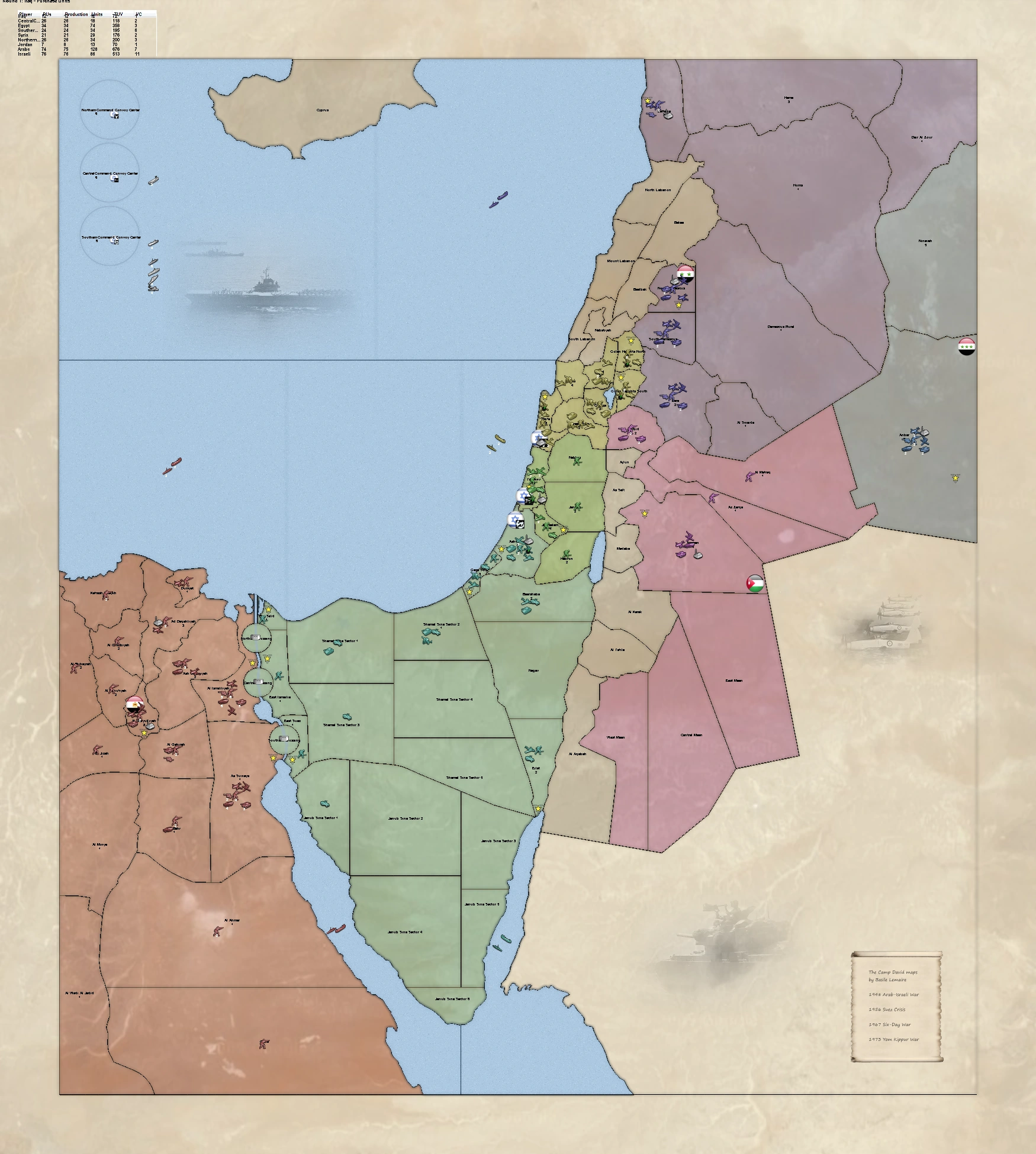 Camp David-1973 Yom Kippur War | Axis & Allies Wiki | Fandom powered by ...