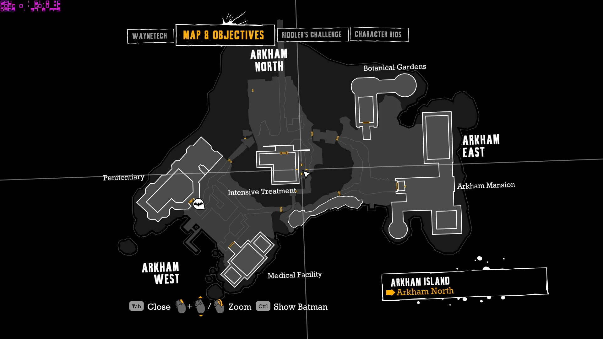 Batman arkham asylum map - Beautifulchoose