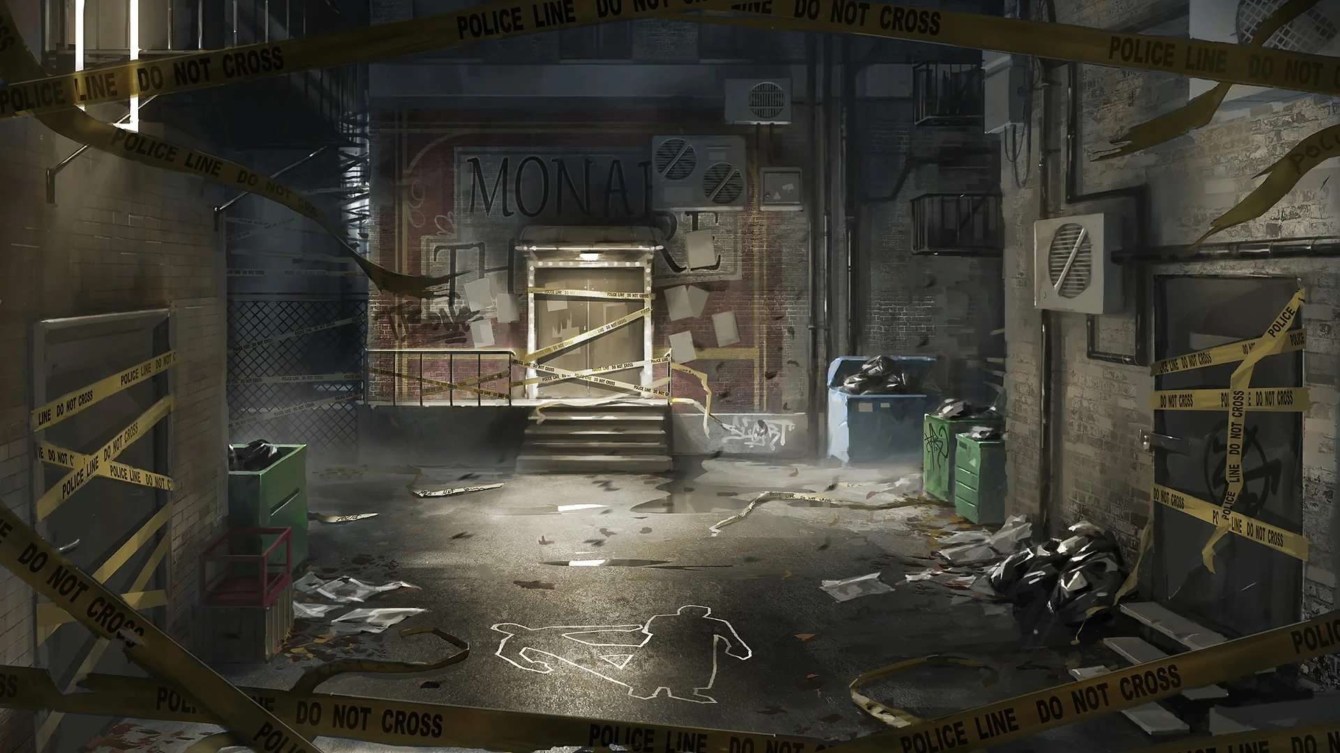 Image - BAK-Crime Alley concept.jpg | Batman: Arkham Wiki | FANDOM ...