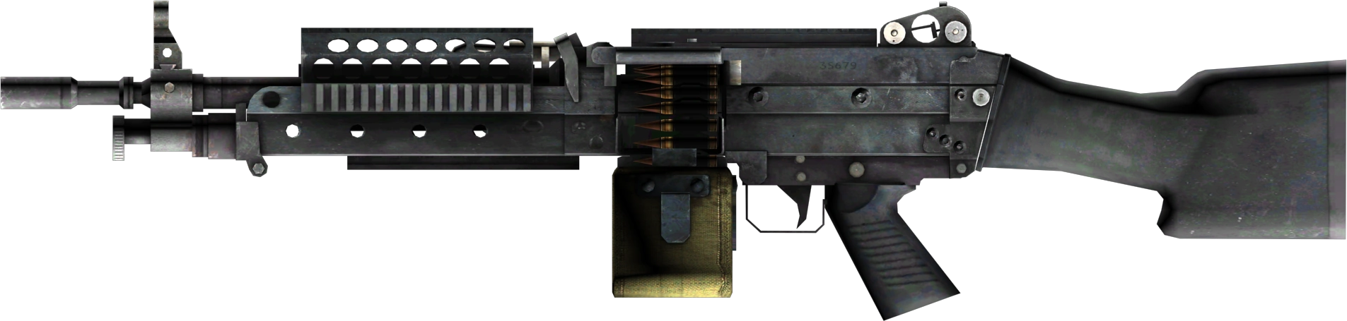 Image - M249 SAW Side Render BF3.png | Battlefield Wiki | FANDOM ...