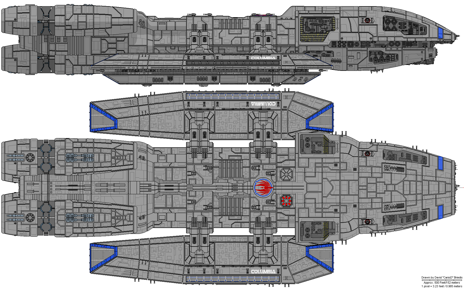 Columbia Class Battlestar | Battlestar Prometheus Wiki | FANDOM powered ...