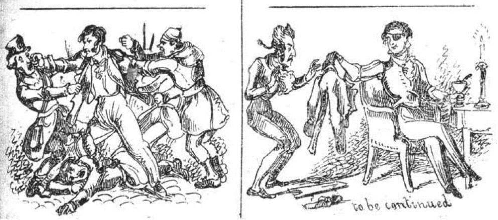 The first comic strip – The Time Traveler's Daughter