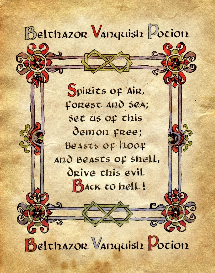 Image - Belthazor Vanquish Potion.jpg | Charmed Book of Shadows Wiki ...