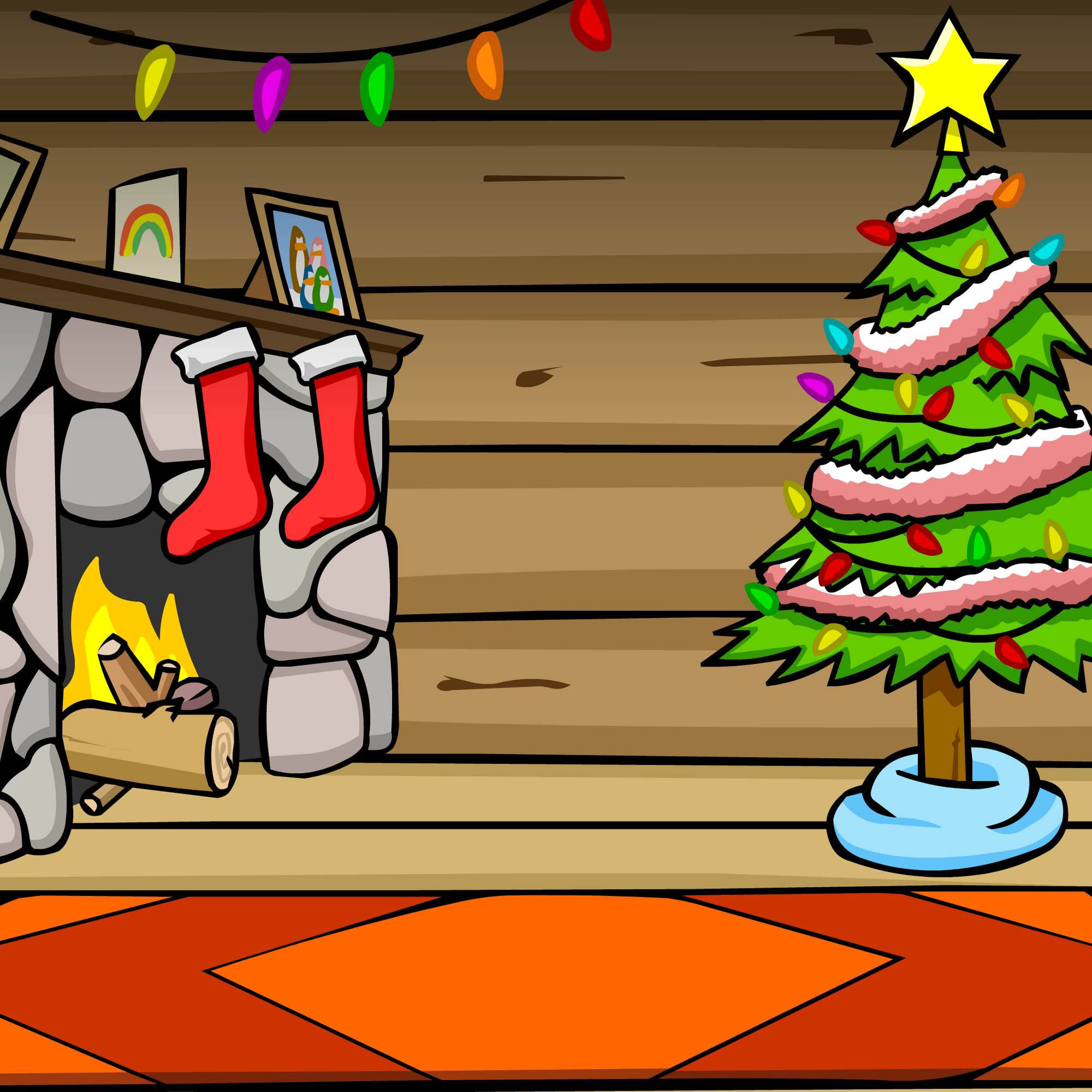 Christmas Background Club Penguin Wiki Fandom Powered By Wikia