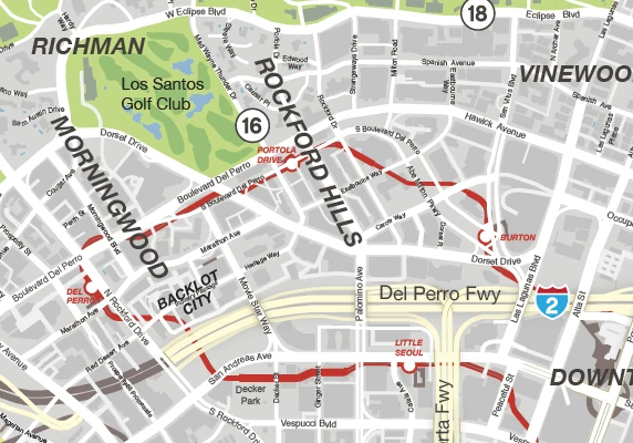 Bild - GTA5 Portola Drive Station Karte.jpg | GTA Wiki | FANDOM powered ...