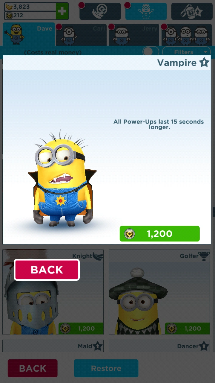 Vampire Minion Costume | Despicable Me Wiki | FANDOM powered by Wikia