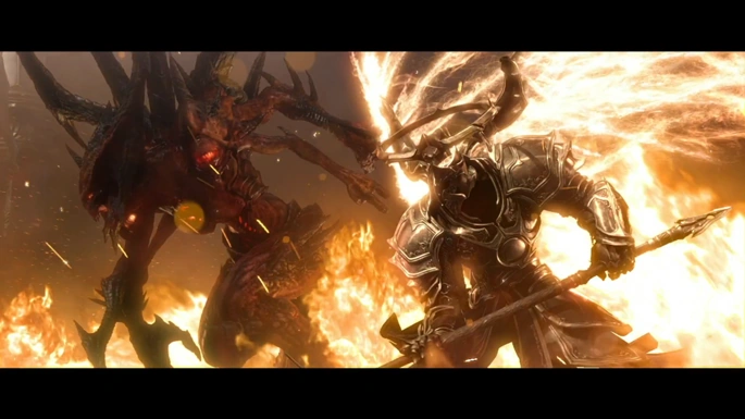 Deckard Cain as the announcer for the Diablo themed Heaven vs Hell map ...