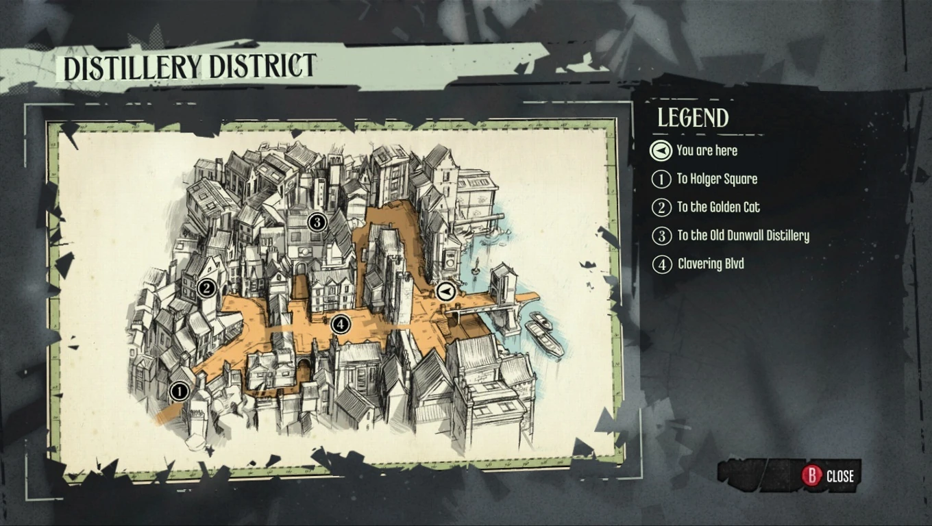 Image - Distillery Distict Map.jpg | Dishonored Wiki | Fandom powered ...