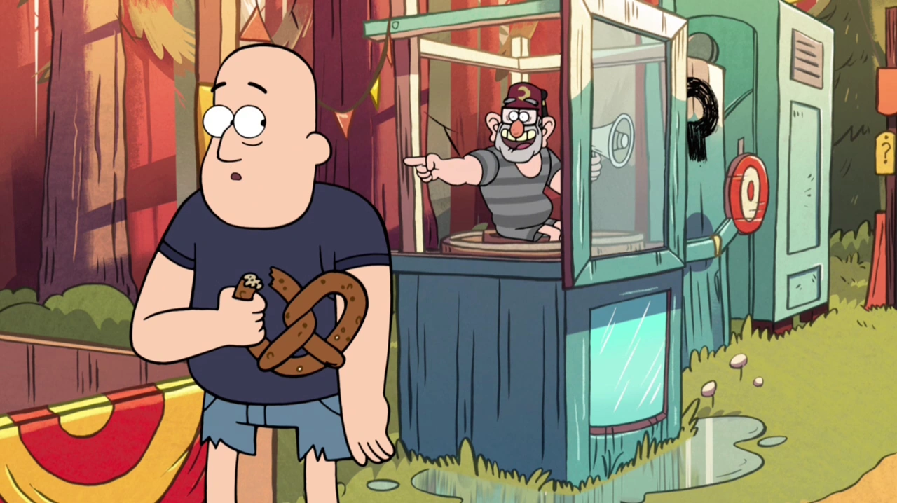 Image - S1e9 man eating pretzel.png | Disney Wiki | Fandom powered by Wikia