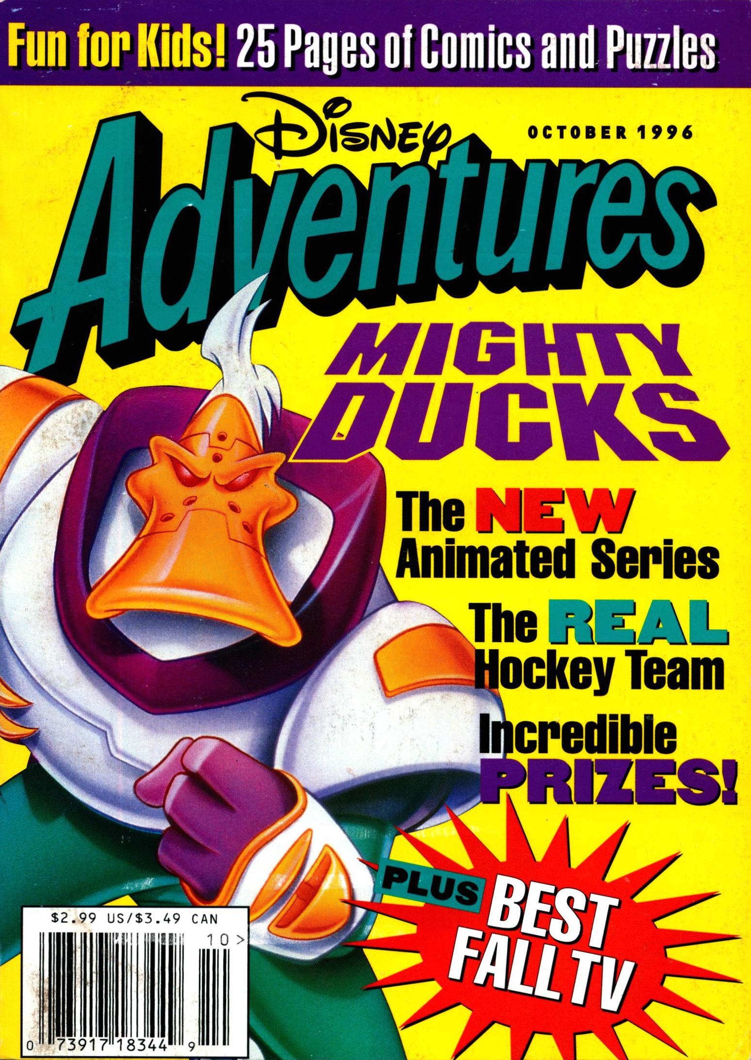 Image - Disney Adventures Magazine cover October 1996 MIghty Ducks.jpg ... Image - Disney Adventures Magazine cover October 1996 MIghty Ducks.jpg ...