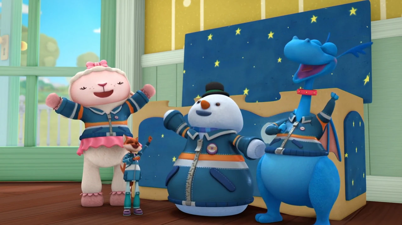 Image - Lambie, stuffy, chilly and darla 'boo-ya!'.jpg | Doc McStuffins ...