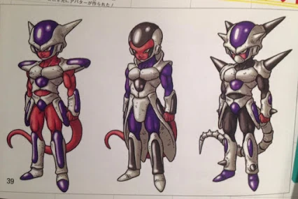 Dbz King Cold Transformations Detailed Illustrations Of Frieza In