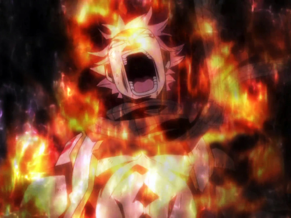 Image - Natsu inside Zancrow's flame.JPG | Fairy Tail Wiki | Fandom ...