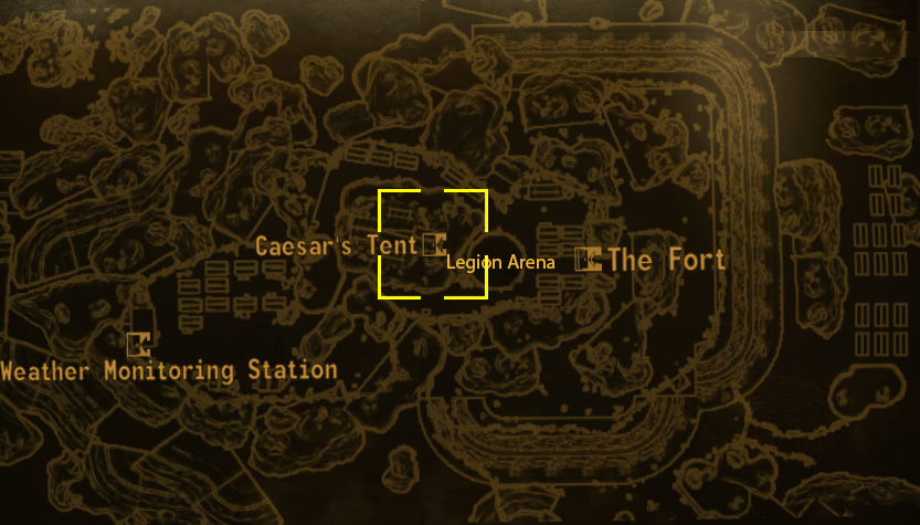 Image Caesars Tent Mappng Fallout Wiki Fandom Powered By Wikia