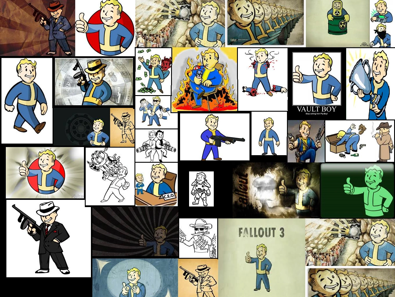 Image - Vault Boy Tribute.png | Fallout Wiki | FANDOM powered by Wikia