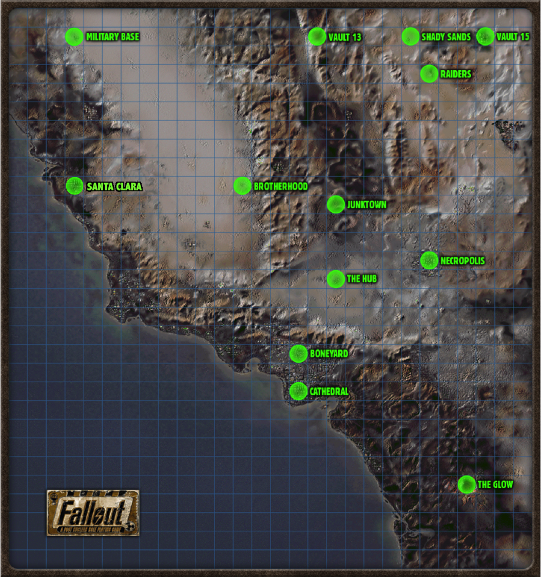 Image - Yes-Man Fallout1-Map.png | Fallout Wiki | FANDOM powered by Wikia