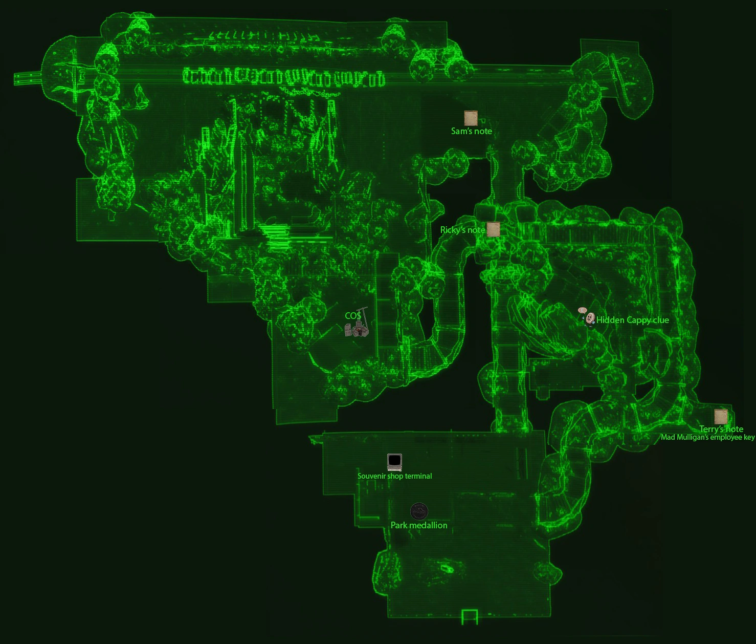 Image - Mad Mulligan's Mine local map.png | Fallout Wiki | FANDOM ...
