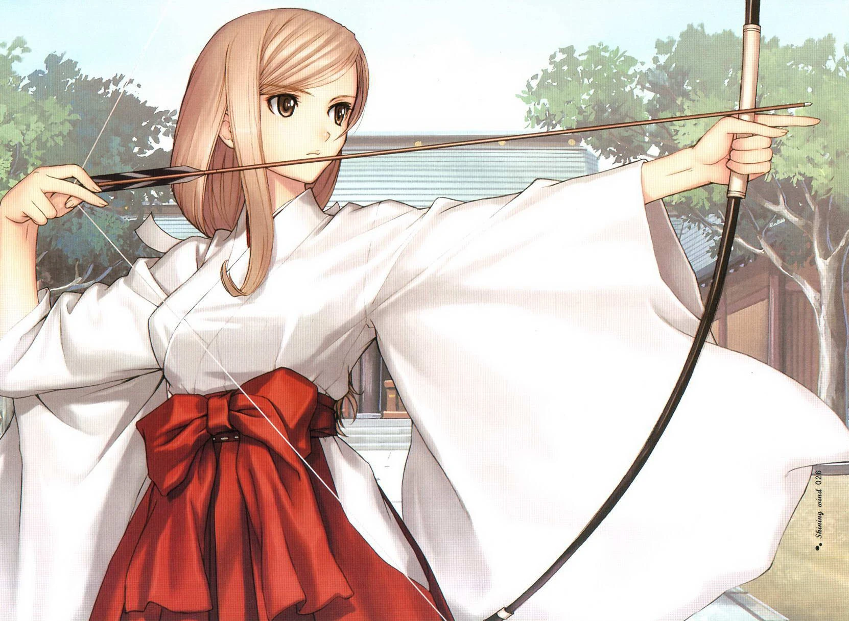 Image - 813028-anime-girls-arrows-bow-weapon-japanese-clothes-miko ...