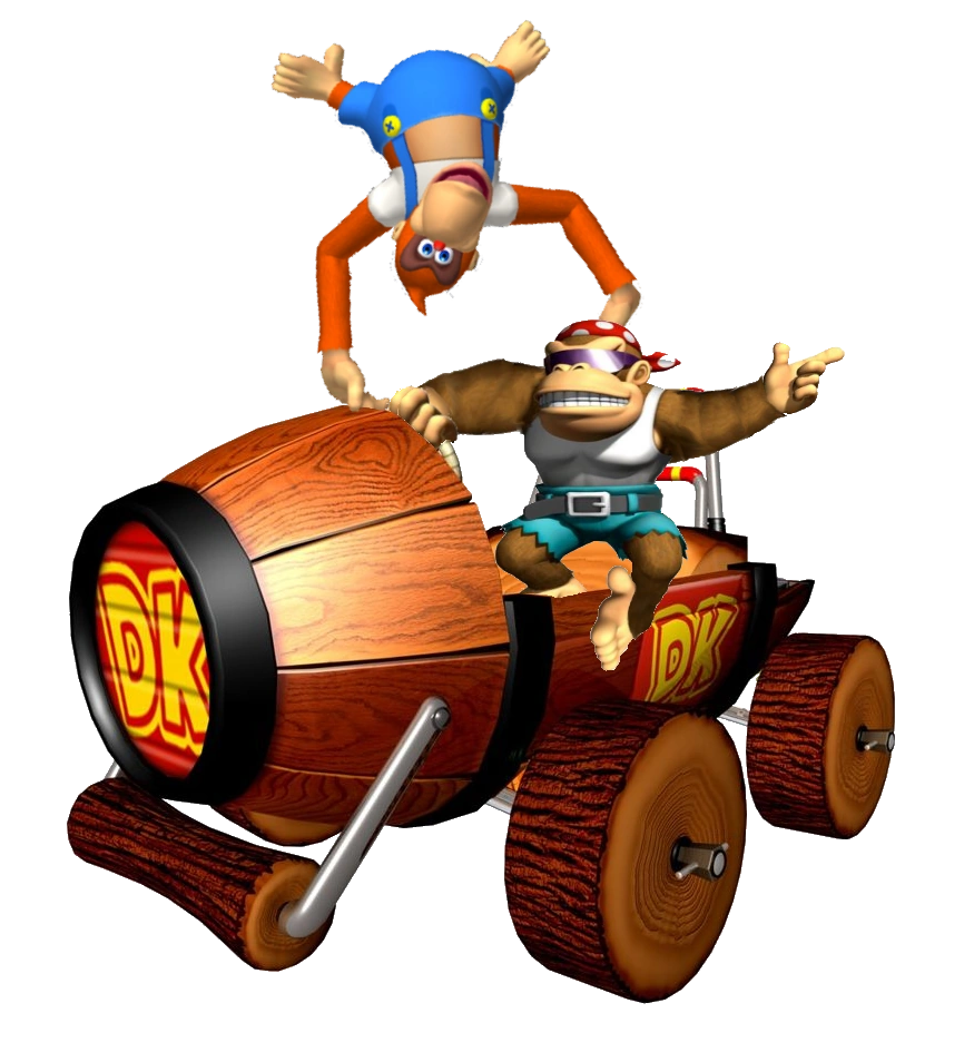 Image - MKTR Funky Kong and Lanky KOng.png | Fantendo - Nintendo Fanon ...