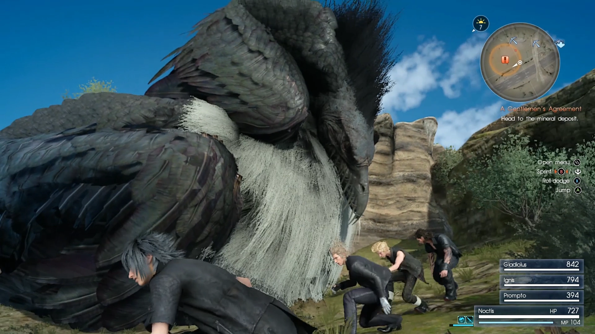 Image - Sneak Past Giant Bird FFXV.png | Final Fantasy Wiki | FANDOM ...