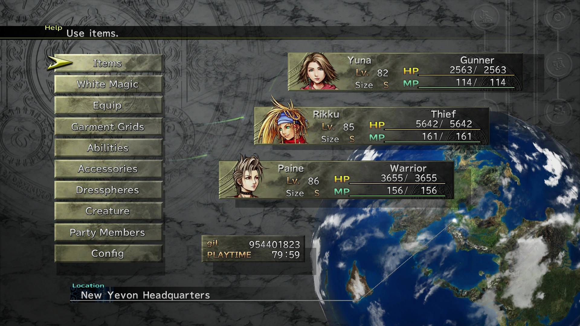 Menu (Final Fantasy X-2) | Final Fantasy Wiki | FANDOM powered by Wikia