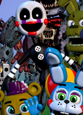 Adventure Puppet (FNAF World Teaser Image) Minecraft Skin