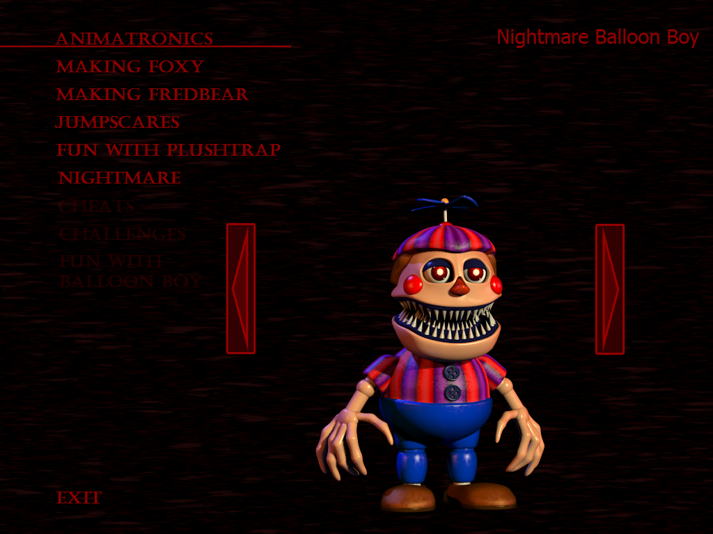 Image - Nightmare balloon boy extra.png | Five Nights at Freddy's Wiki ...