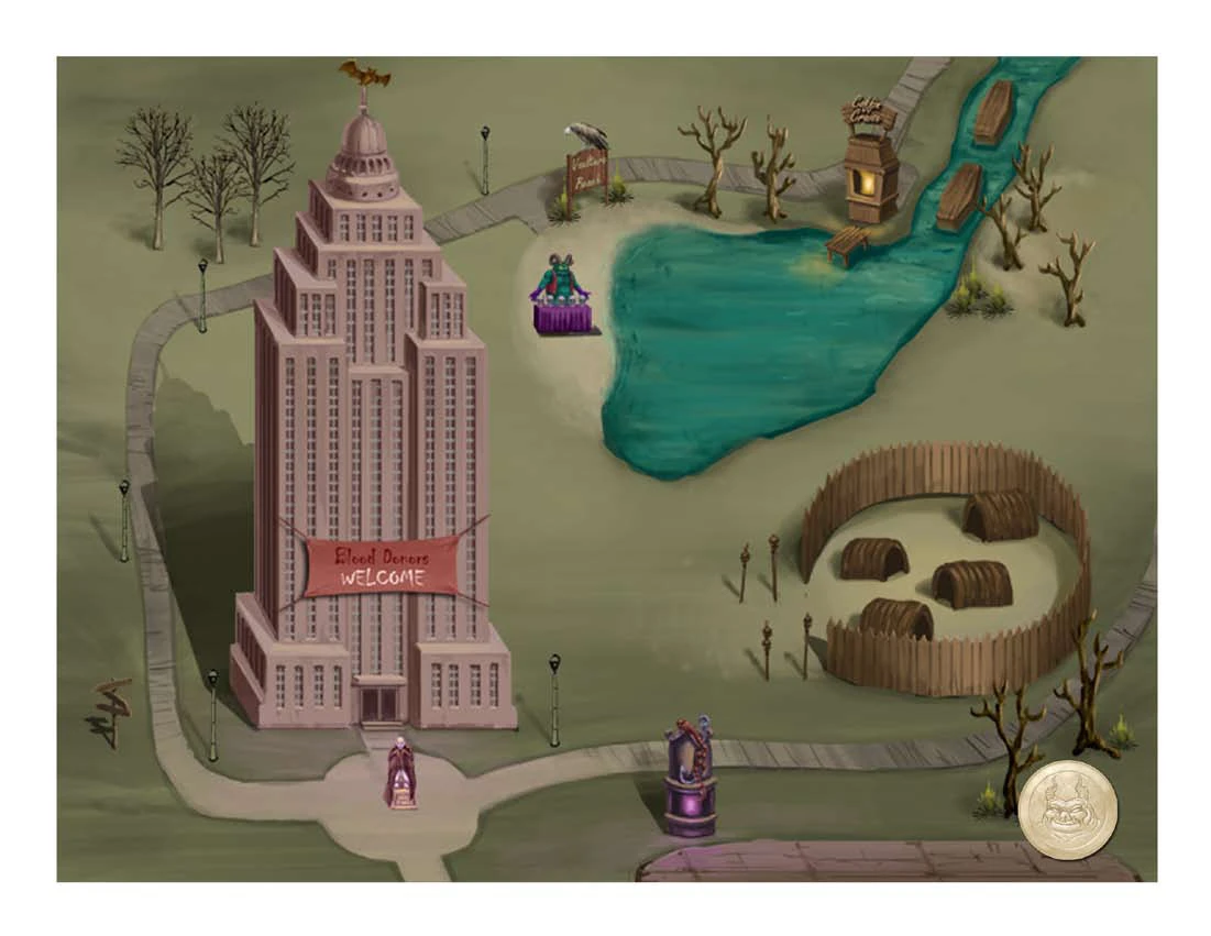Goosebumps Horrorland Map