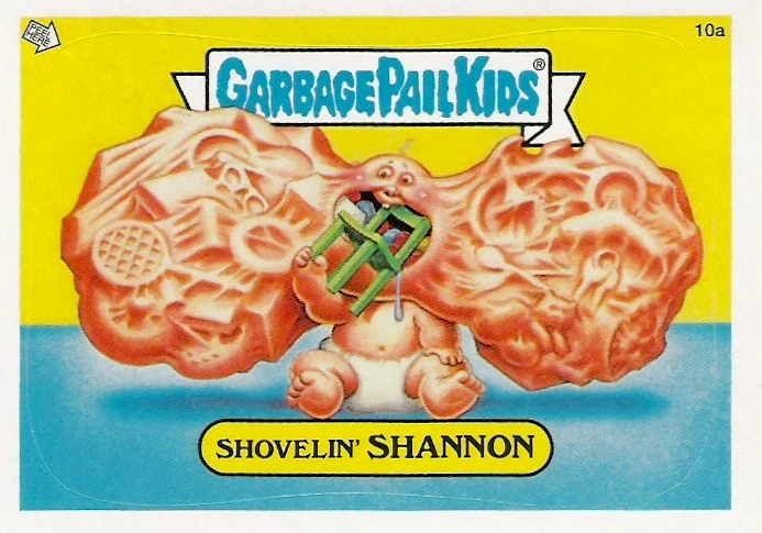 Image - SHOVELIN SHANNON.jpeg | Garbage Pail Kids Wiki | FANDOM powered ...