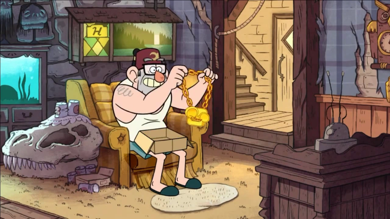 Image - Stans gold chain.png | Gravity Falls Wiki | FANDOM powered by Wikia
