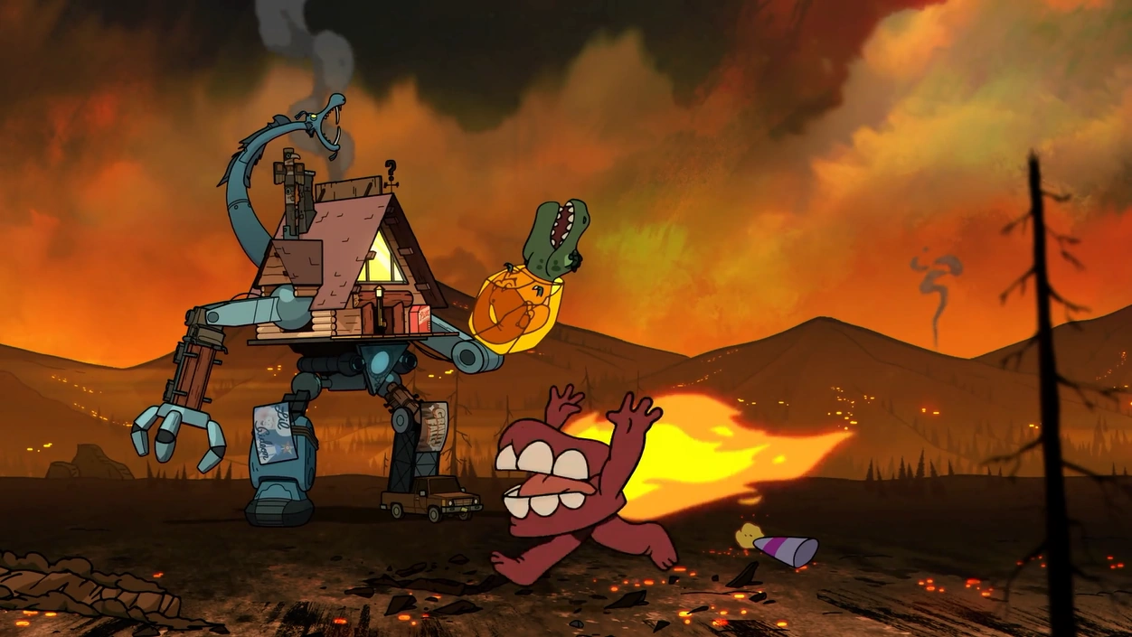 Image - S2e20 Teeth on fire.png | Gravity Falls Wiki | FANDOM powered ...