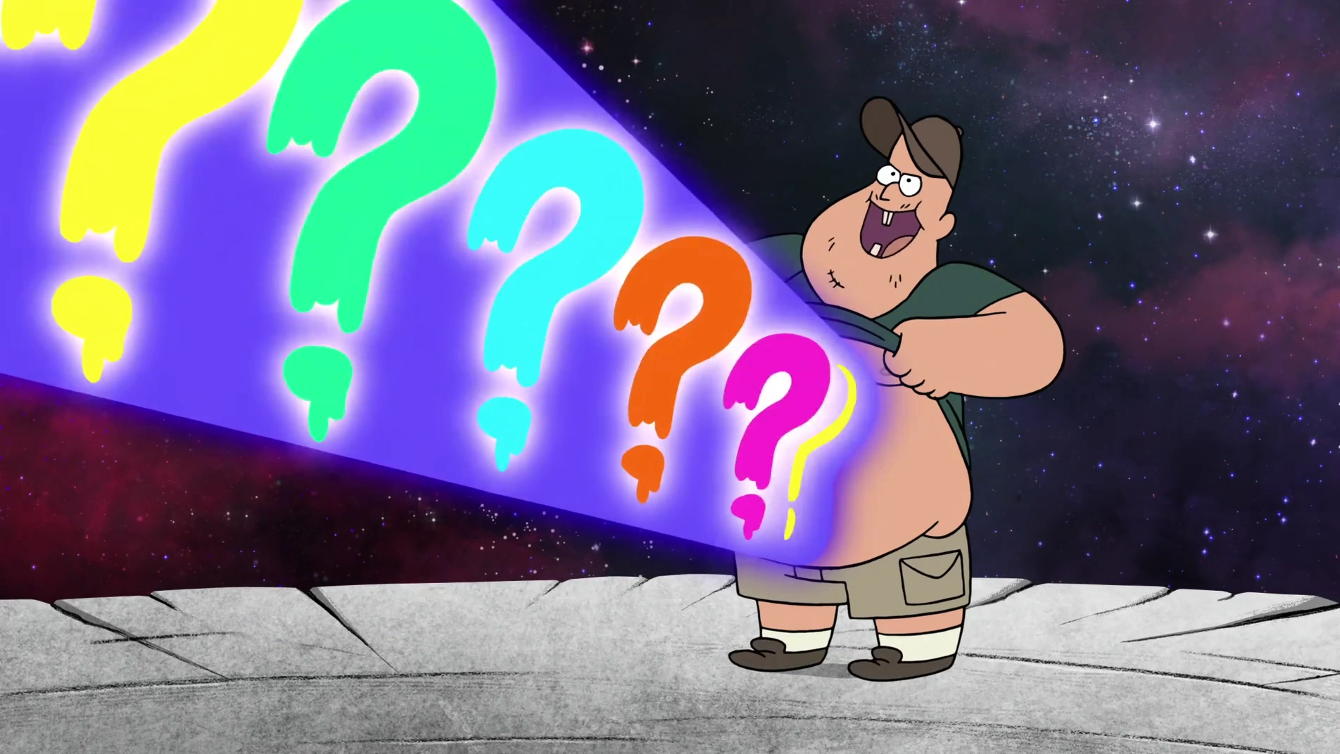 Image - S1e19 Question mark attack.png | Gravity Falls Wiki | FANDOM ...