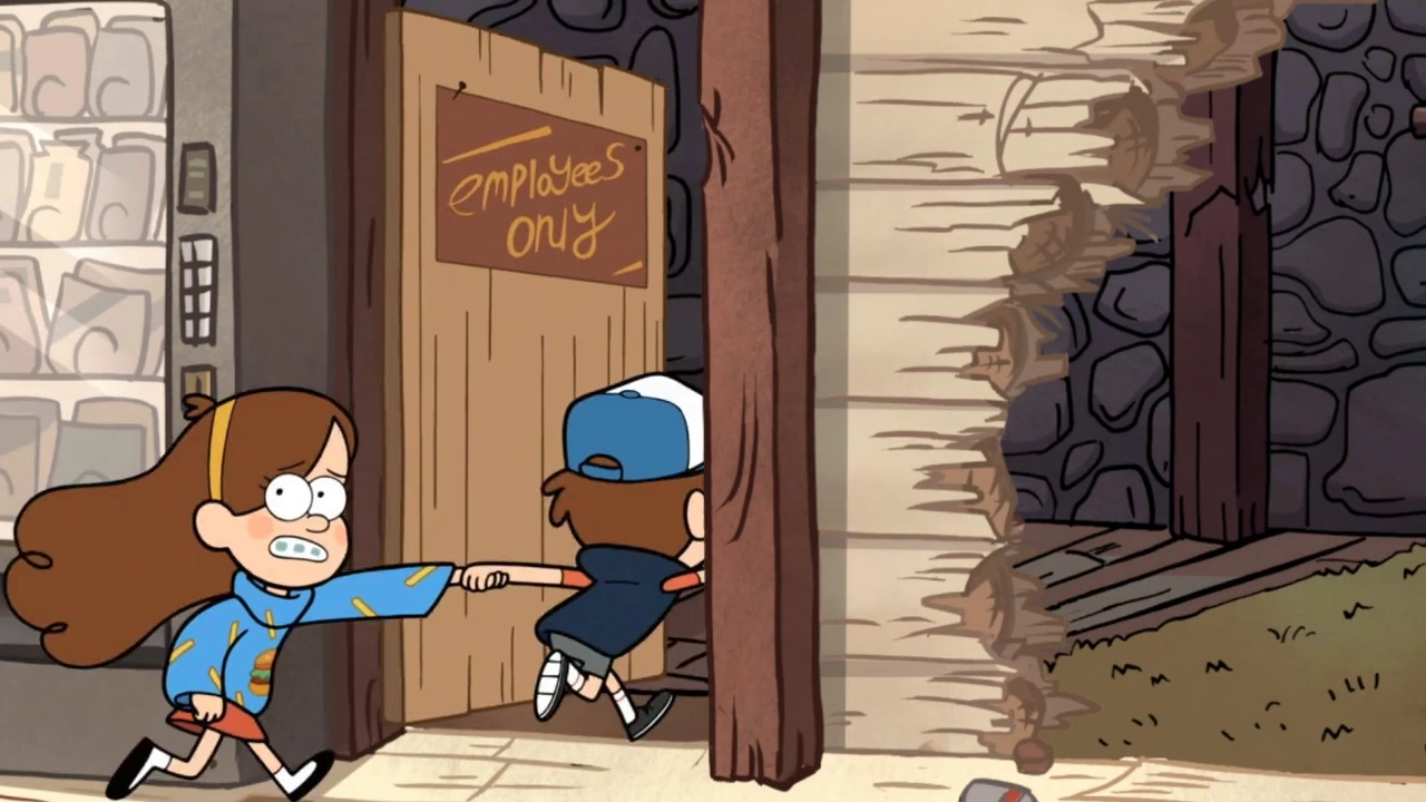 Image - S1e13 mabel and dipper run.png | Gravity Falls Wiki | FANDOM ...