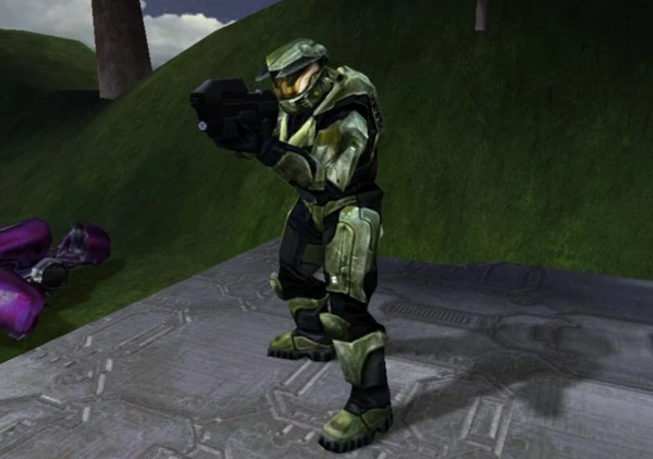 Archivo:El Jefe Maestro usando un Rifle de Asalto en Halo: CE.jpg ...